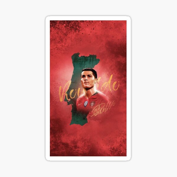 "Cristiano Ronaldo" Sticker for Sale by zuhair17 | Redbubble