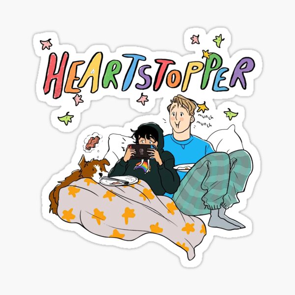 "HEARTSTOPPER" Sticker for Sale by mcsokick | Redbubble