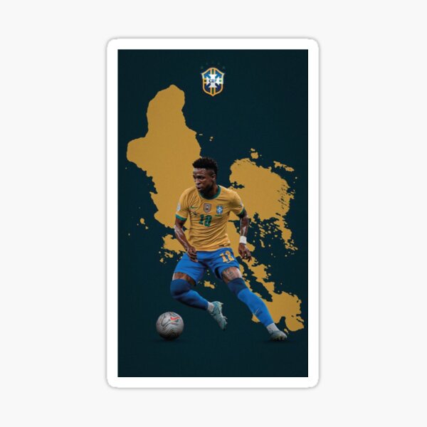 "vinicius junior" Sticker for Sale by zuhair17 | Redbubble