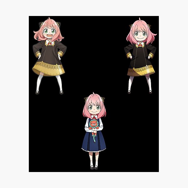 "Anya Forger Stickers - Spy x Family" Photographic Print for Sale by ...