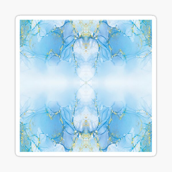 "marble blue" Sticker for Sale by dolce-gioia | Redbubble
