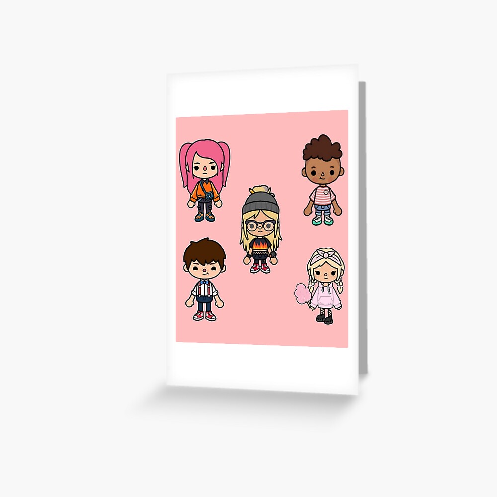 "Toca Boca For Kids Pack" Greeting Card for Sale by BaBaAli1 | Redbubble