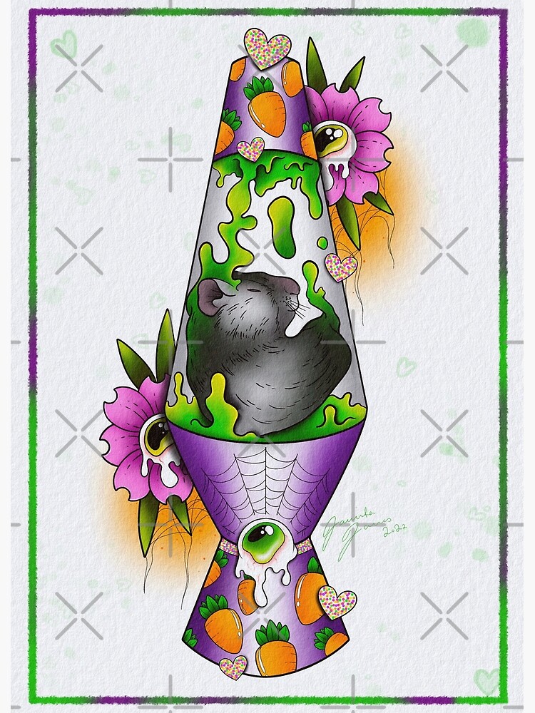 "Guinea—pig Lava Lamp" Art Print for Sale by Art-by-cinta | Redbubble