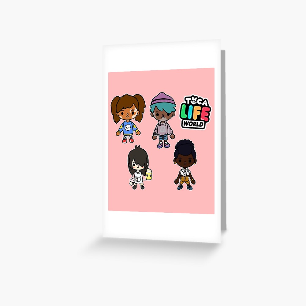 "Toca Boca For Kids Pack" Greeting Card for Sale by BaBaAli1 | Redbubble