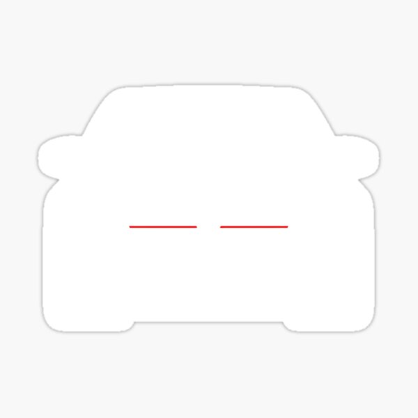 "MK7.5 Front View Vector Design" Sticker for Sale by AutoGemBG | Redbubble