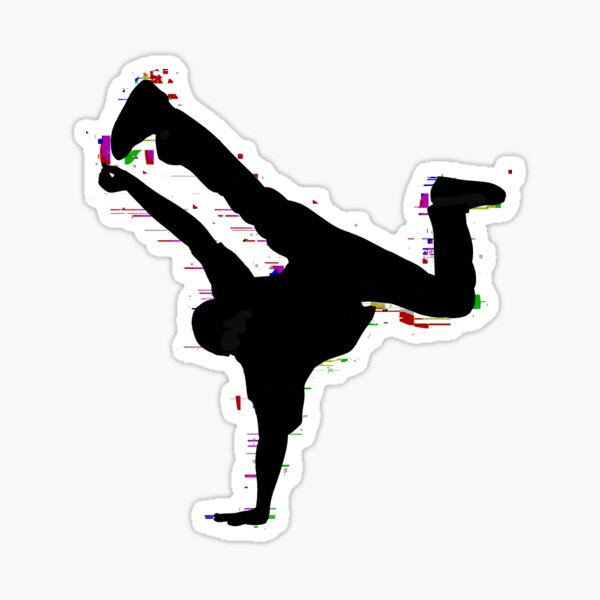 "Breakdancing sticker" Sticker for Sale by Planetrust | Redbubble