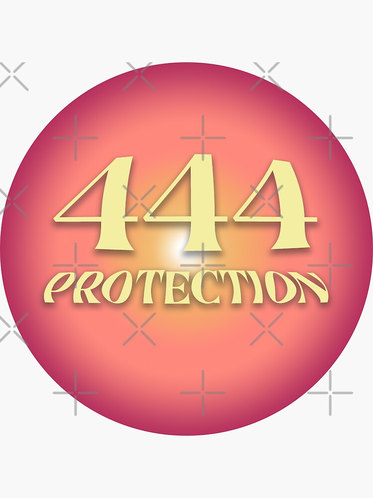 "Angel Number 444 Protection" Sticker for Sale by brookemic01 | Redbubble