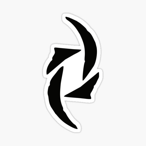 "black logo halestrom" Sticker for Sale by DonaldPBarrett | Redbubble