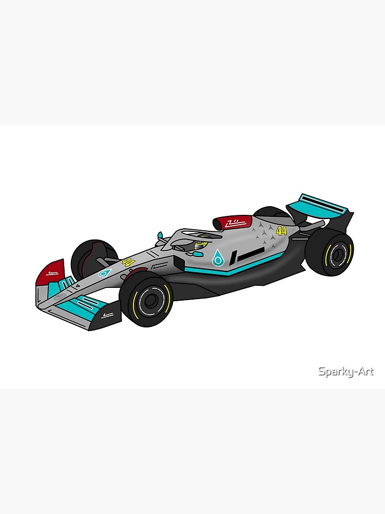 "Lewis Hamilton #44 Mercedes Formula One Race Car" Poster for Sale by ...
