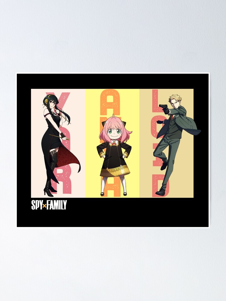 "Forger family spy x family anime" Poster for Sale by Weebo-worldd ...