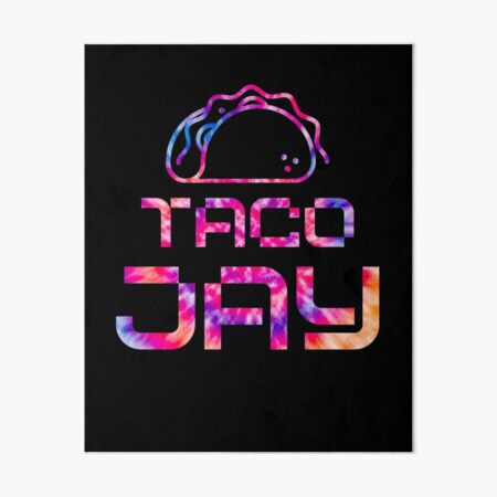 "Spiral tie dye taco jay" Art Board Print for Sale by BumperStickers ...