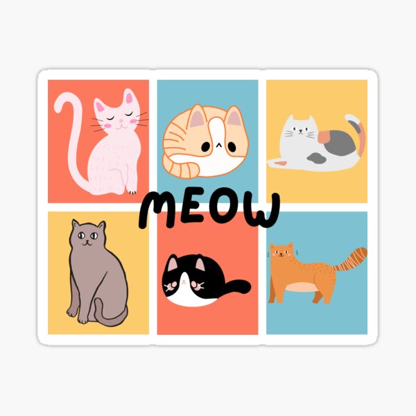 "Cat comic strip" Sticker for Sale by tattooclumsey | Redbubble