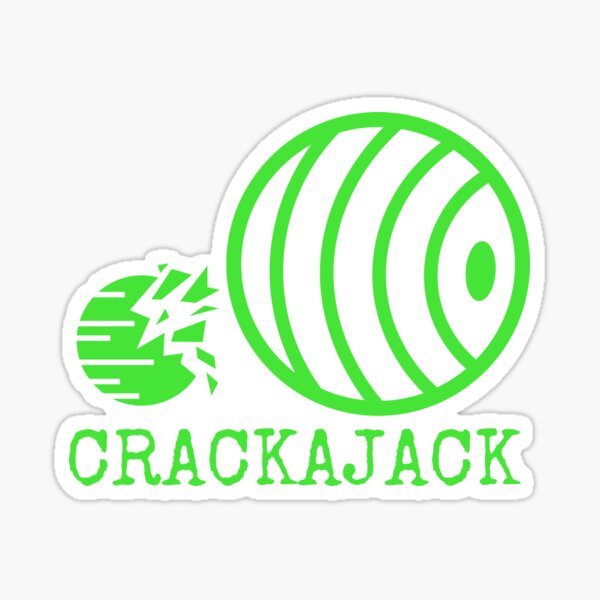 "CRACKAJACK" Sticker for Sale by MIRYCO | Redbubble