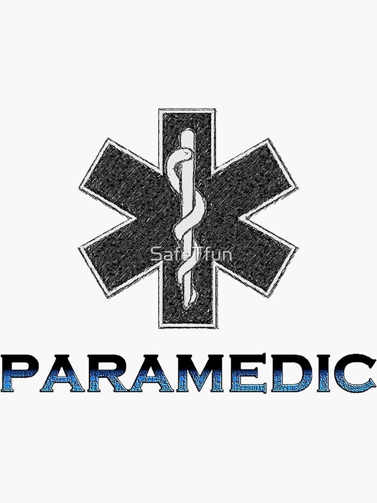 "Paramedic" Sticker for Sale by SafeTfun | Redbubble