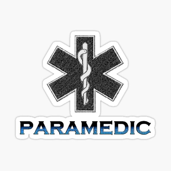 "Paramedic" Sticker for Sale by SafeTfun | Redbubble