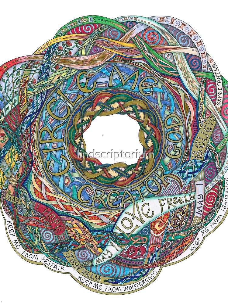 "Circle Me" Scarf for Sale by lindscriptorium | Redbubble