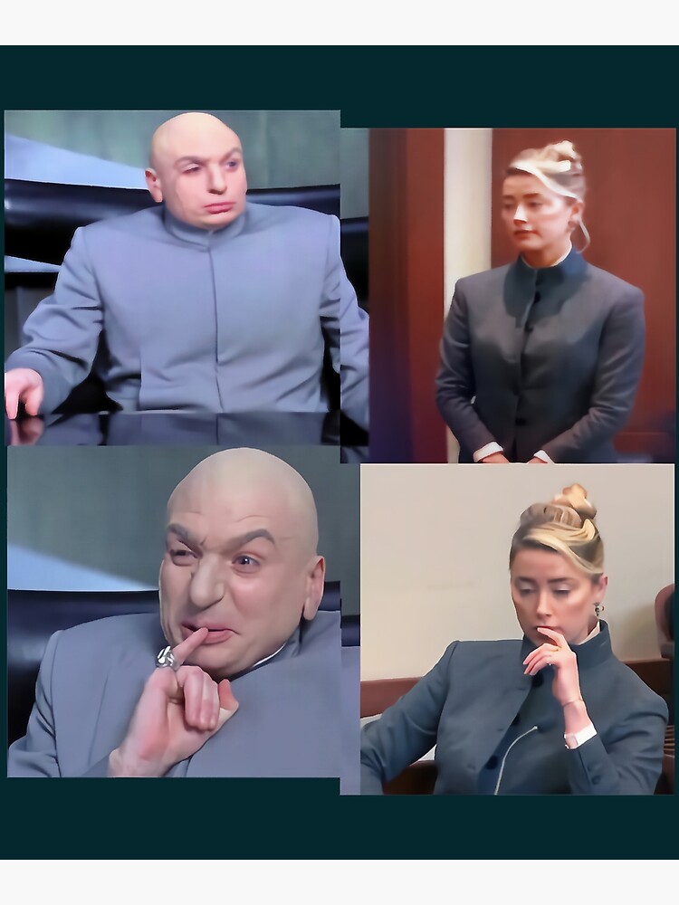 "amber heard dr evil meme " Photographic Print for Sale by PalmerJulie ...