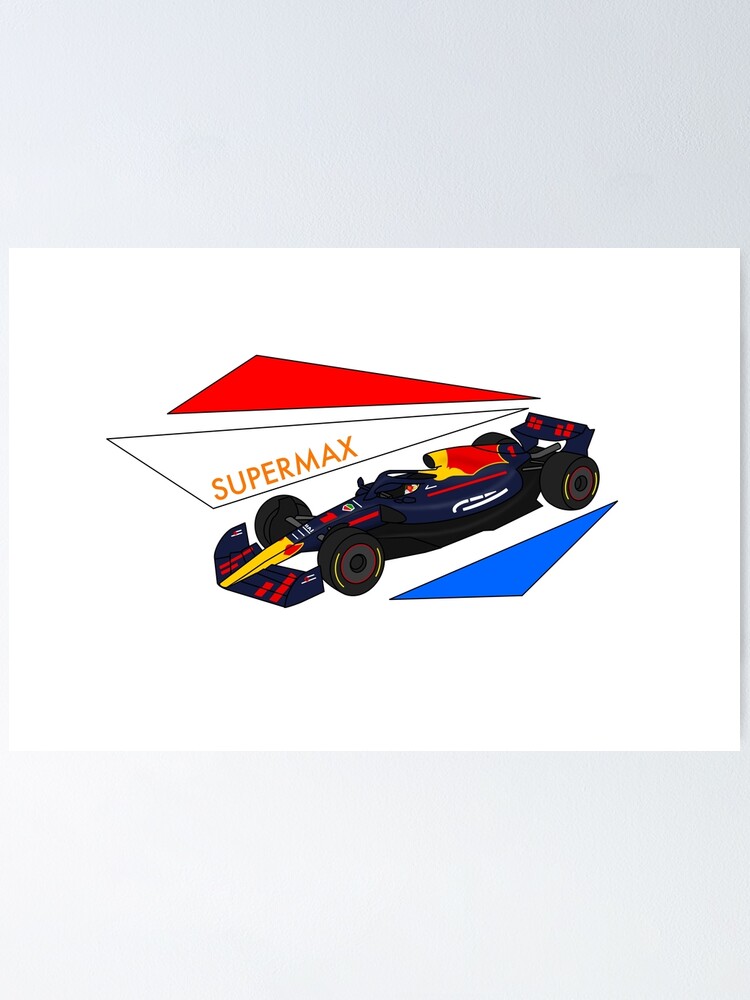 "Max “Supermax” Verstappen #1 RedBull Formula One Race Car with Dutch ...