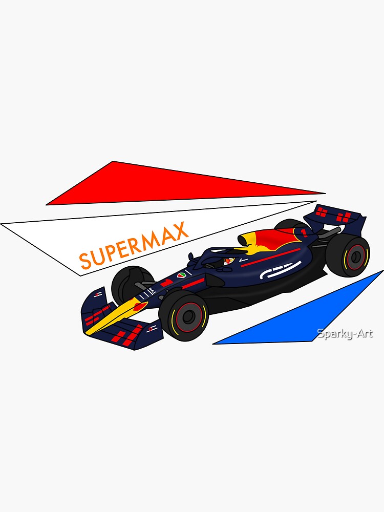 "Max “Supermax” Verstappen #1 RedBull Formula One Race Car with Dutch ...