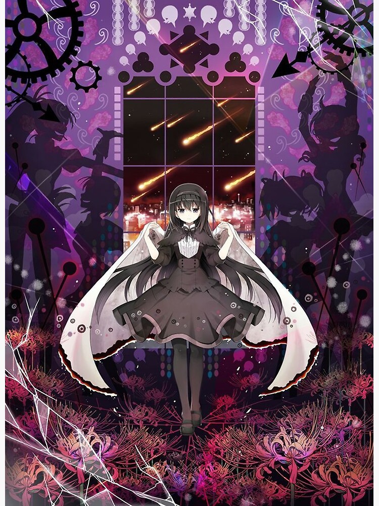 "Akemi Homura Madoka Magica Poster" Poster for Sale by lindaevanss ...
