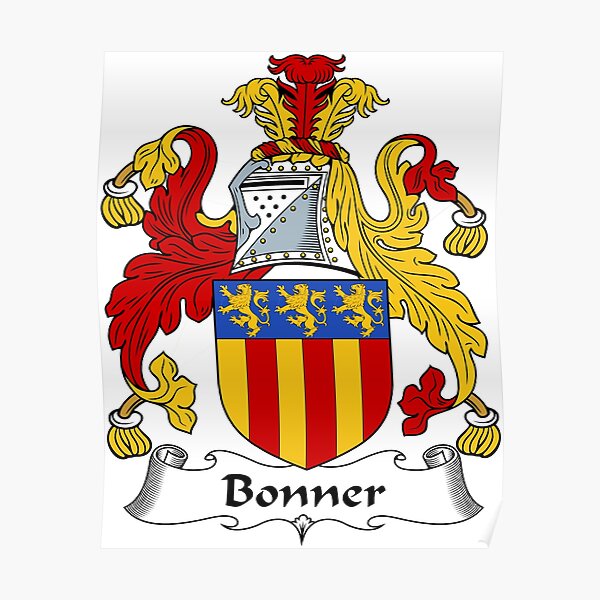 "Bonner " Poster for Sale by HaroldHeraldry | Redbubble