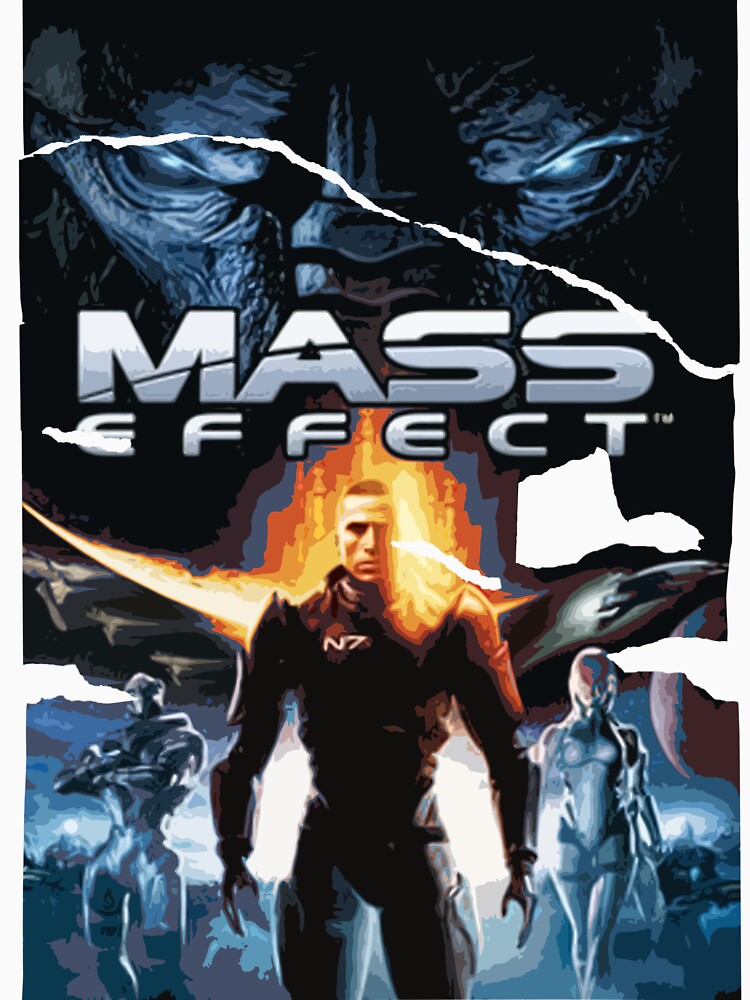 "original release poster | effect mass space shepard leigon n7 turian ...