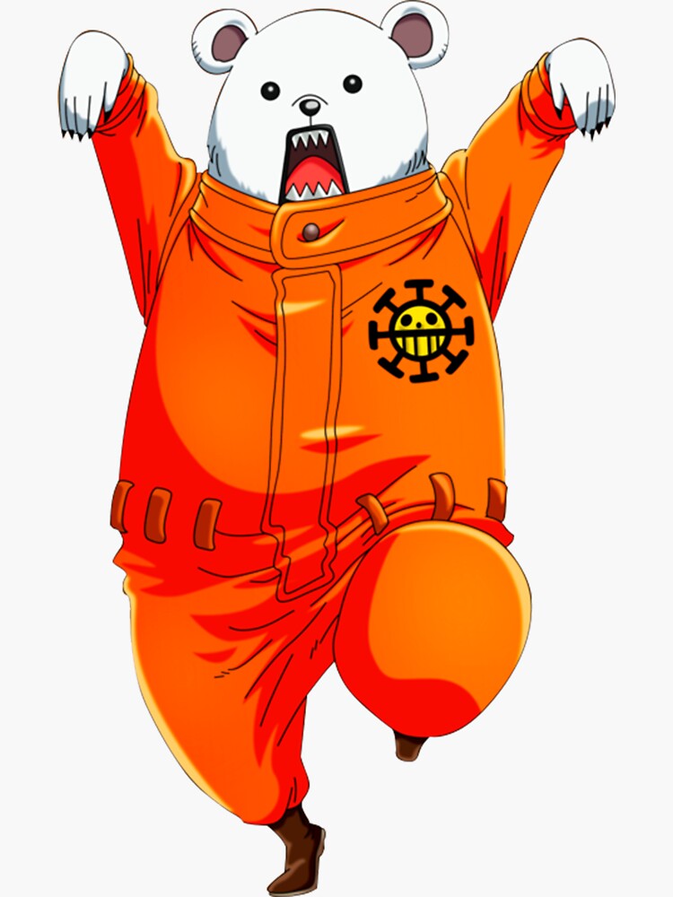 " One Piece Bepo" Sticker for Sale by Elyonkoo | Redbubble