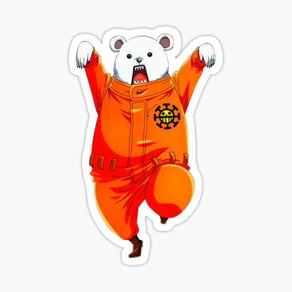 " One Piece Bepo" Sticker for Sale by Elyonkoo | Redbubble