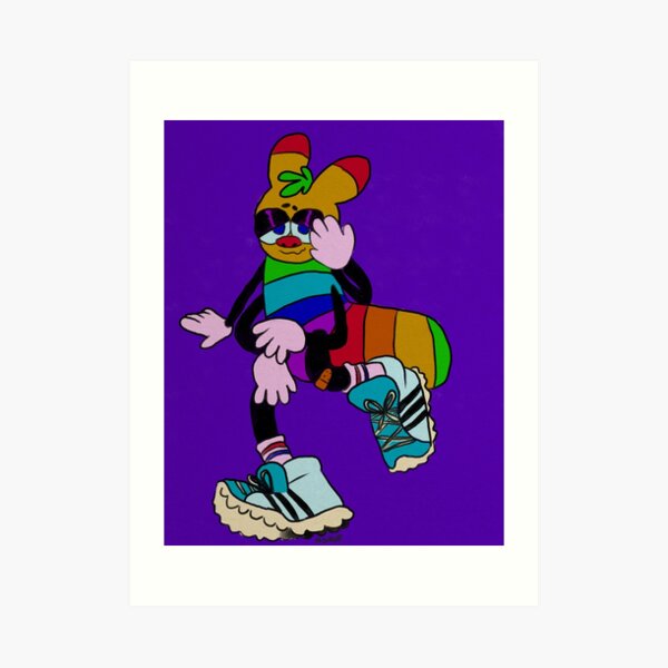 Just Chillin Art Print For Sale By Grubsludge Redbubble