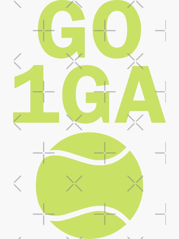 "Sport tennis player Iga illustrations " Sticker for Sale by ...