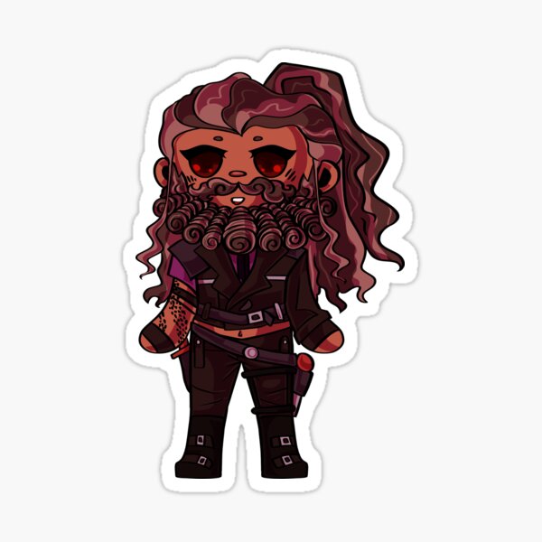 "Chibi Blackbeard (Ed Teach) OFMD" Sticker by harpoon--gun | Redbubble