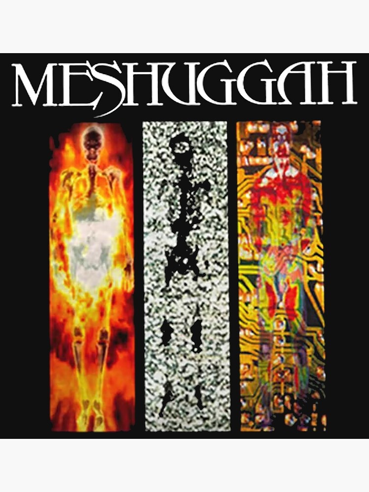 "Meshuggah band artwork - logo" Poster for Sale by sbendikjr | Redbubble