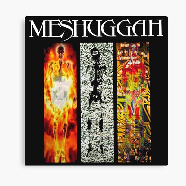 "Meshuggah band artwork - logo" Canvas Print for Sale by sbendikjr ...