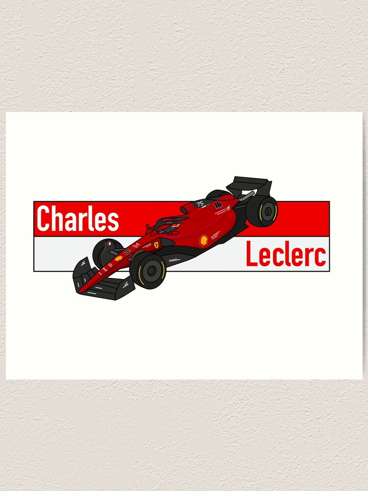 "Charles Leclerc #16 Ferrari Formula One Race Car with name and Monaco ...