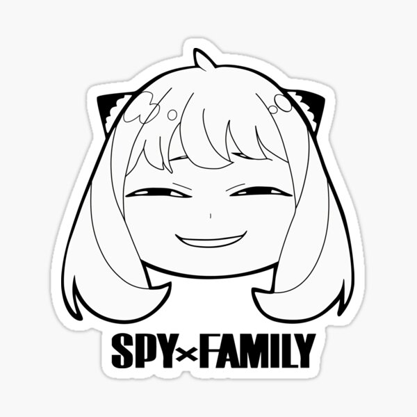 "SpyFamily Anya_Forger Rsw" Sticker by EdythMurray | Redbubble
