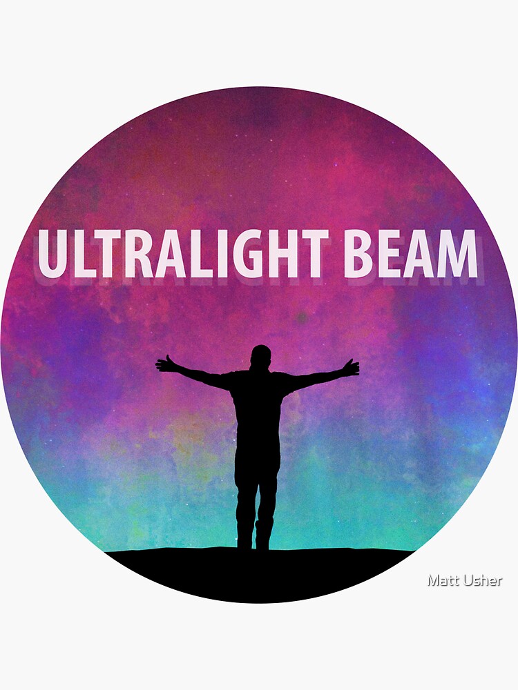 "Ultralight Beam" Sticker by matthewusher | Redbubble