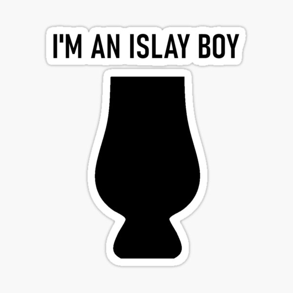 "Whisky Glencairn - Islay Boy" Sticker by RetroCave | Redbubble
