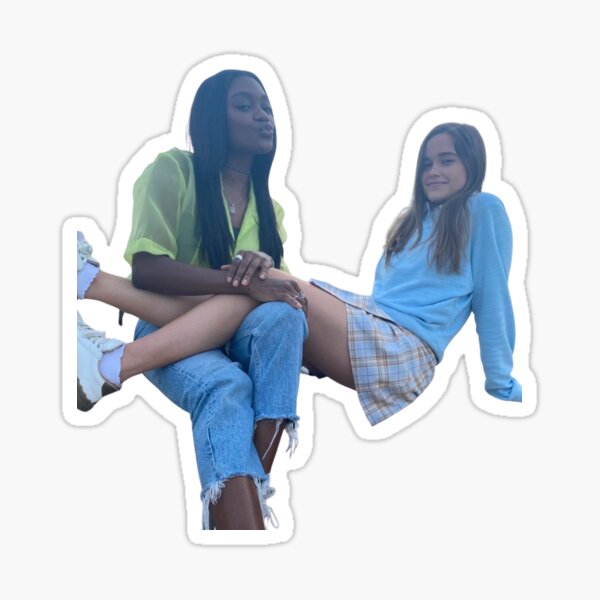 "Jules and Cal Chill" Sticker for Sale by ladycashUT | Redbubble