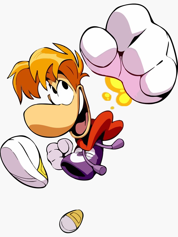"Rayman Fist" Sticker for Sale by Ainofea | Redbubble