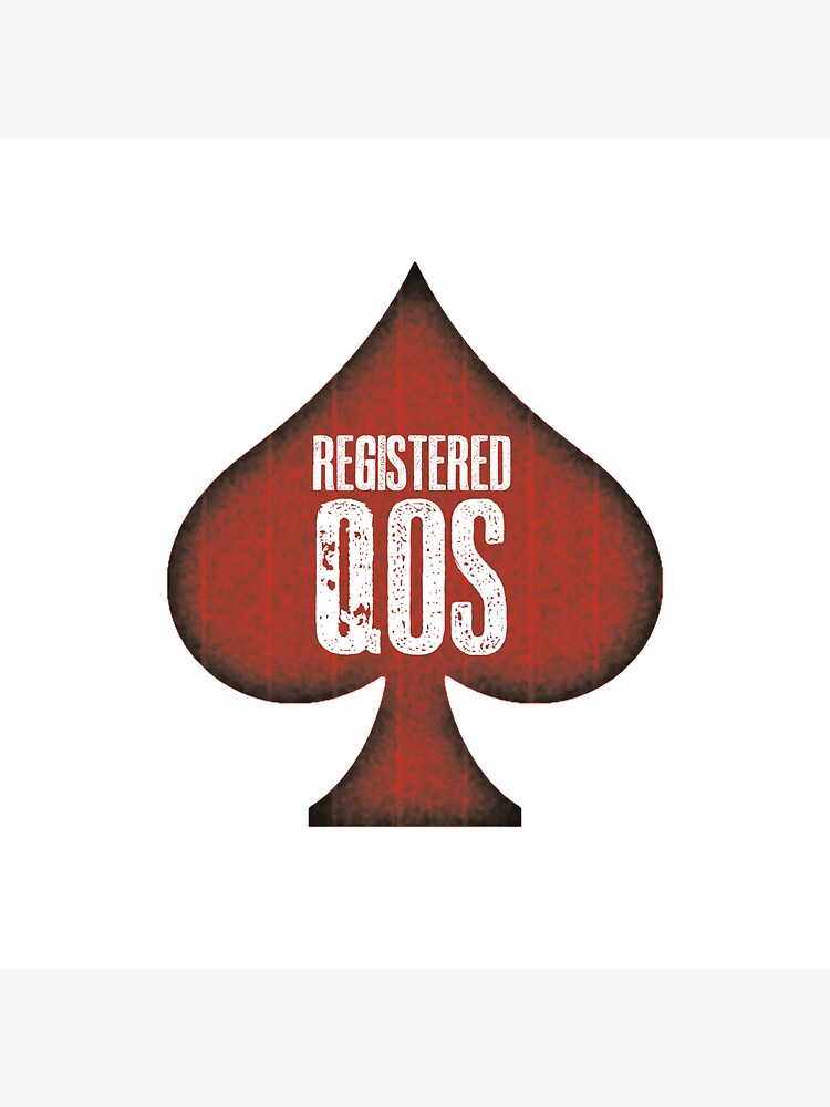"Registered QOS" Sticker by hotwifequotes | Redbubble