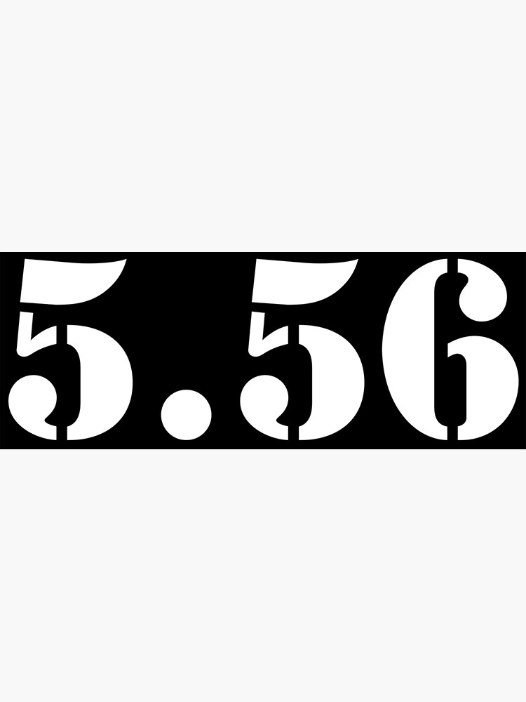 "5 56 Ammo Can Label Ammunition Box Container Sticker" Sticker for Sale ...