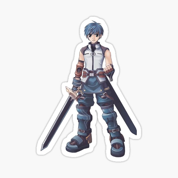 "Fayt Leingod of Star Ocean 3" Sticker for Sale by fordstrosin5 | Redbubble