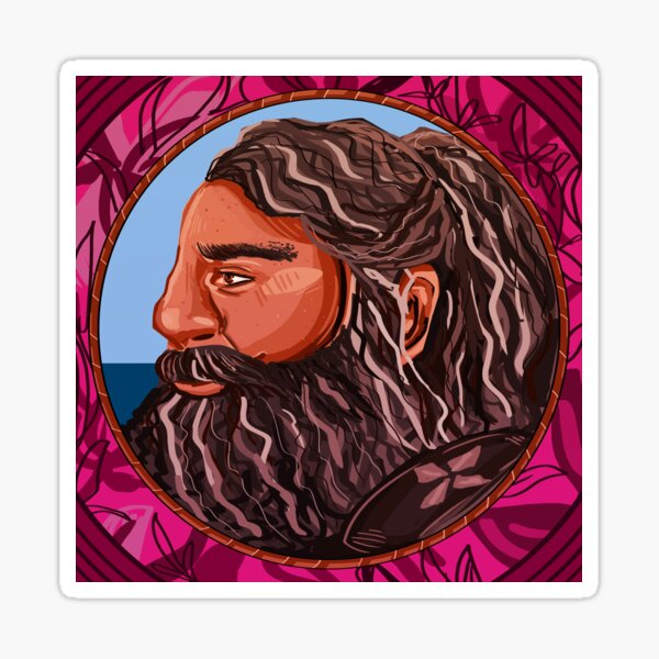 "Blackbeard (Ed Teach) Profile OFMD" Sticker for Sale by harpoon--gun ...