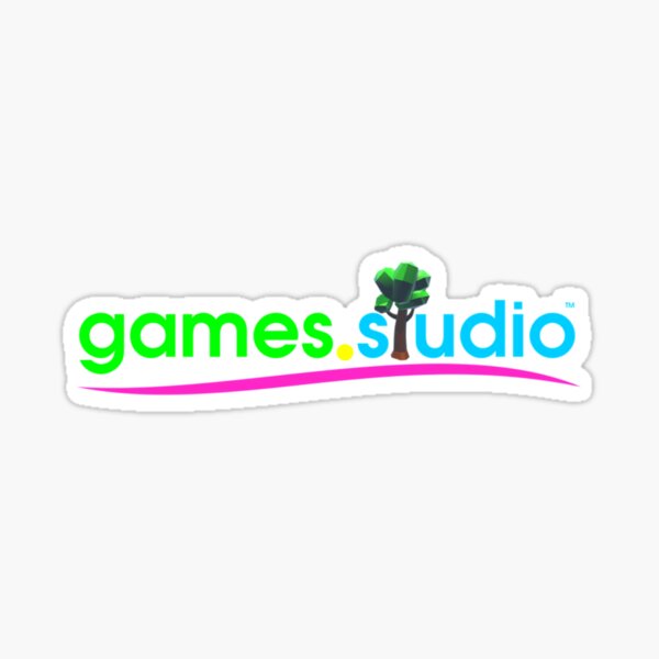 "Games.Studio logo " Sticker for Sale by CandleDoll | Redbubble