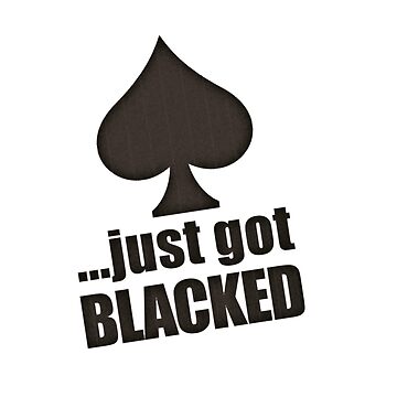 "Just got Blacked..." Sticker by hotwifequotes | Redbubble
