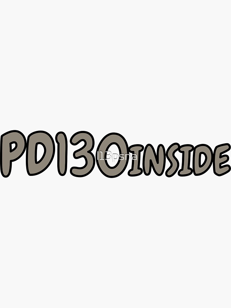 "PD130 Inside Toon Slap" Sticker for Sale by l13psna | Redbubble