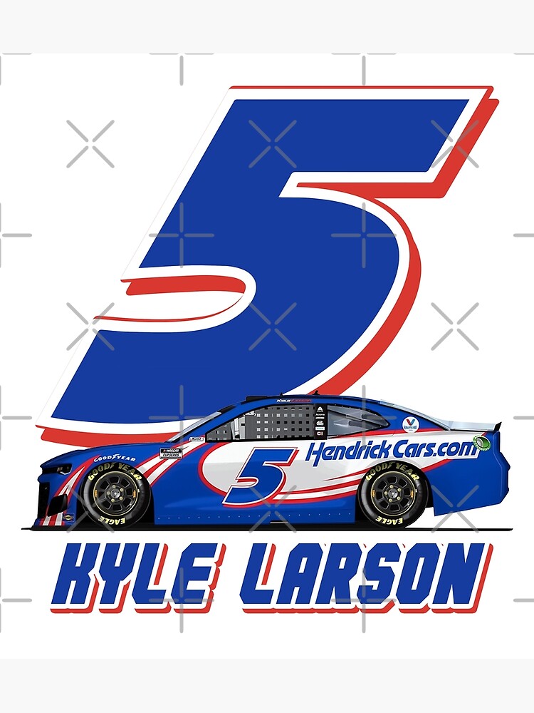 "Kyle Larson Nascar Champion 2021 number 5" Poster for Sale by heatshop ...