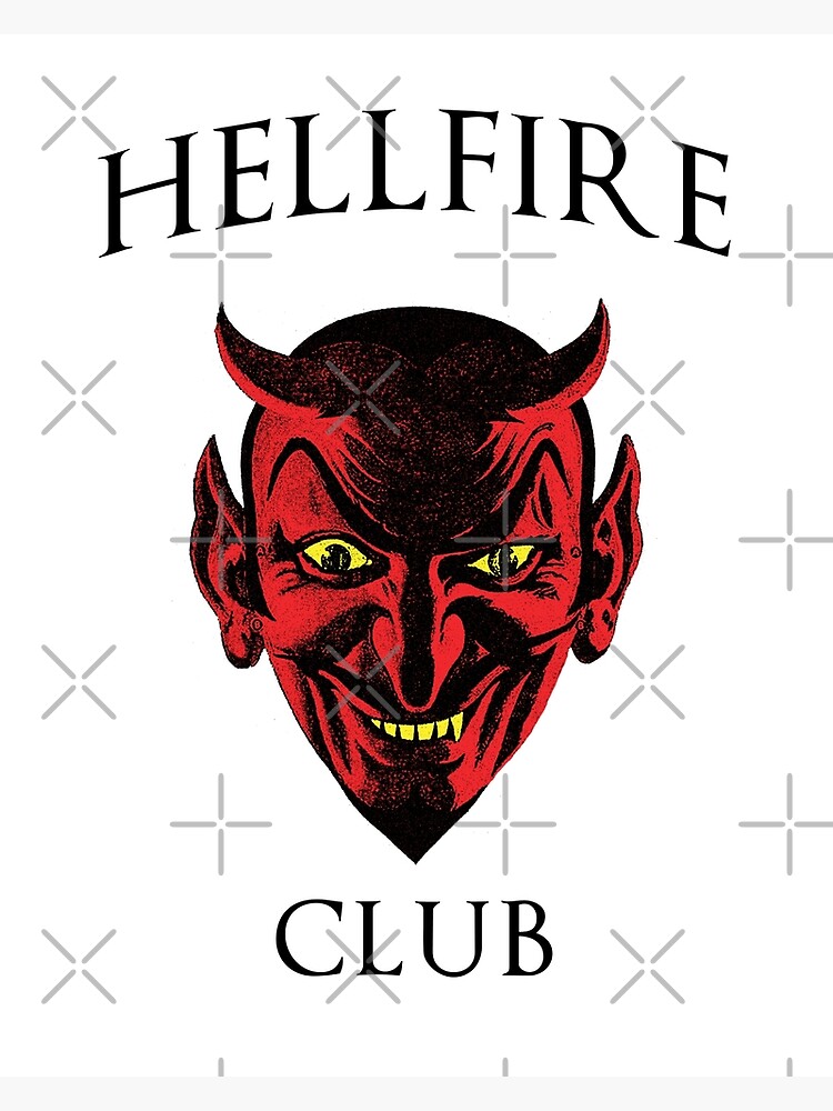 "Hellfire Club - Devil Smilling" Poster for Sale by fundiestudios ...
