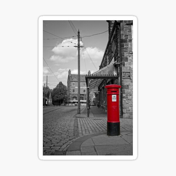 "Red Post Box" Sticker for Sale by robcole | Redbubble