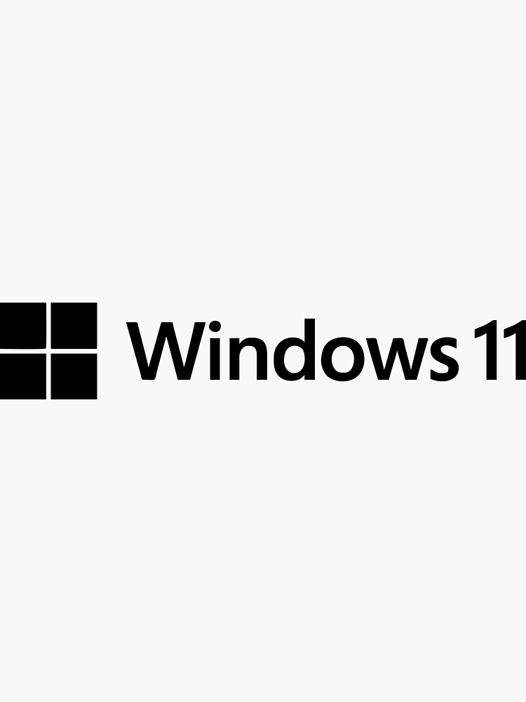 "BESTSELLER - Windows 11-Merchandise" Sticker von GlenEllynSHOP | Redbubble